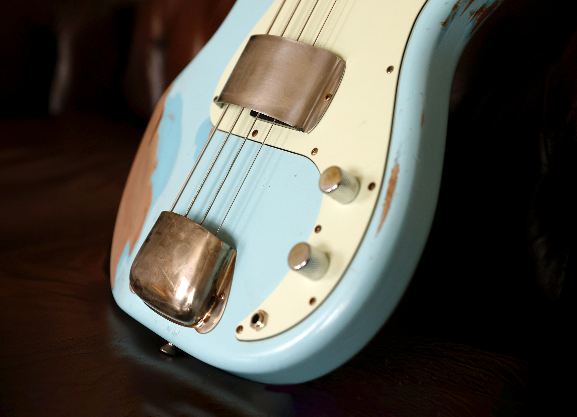 Sonic Blue P-Bass - Smooth Custom Guitars